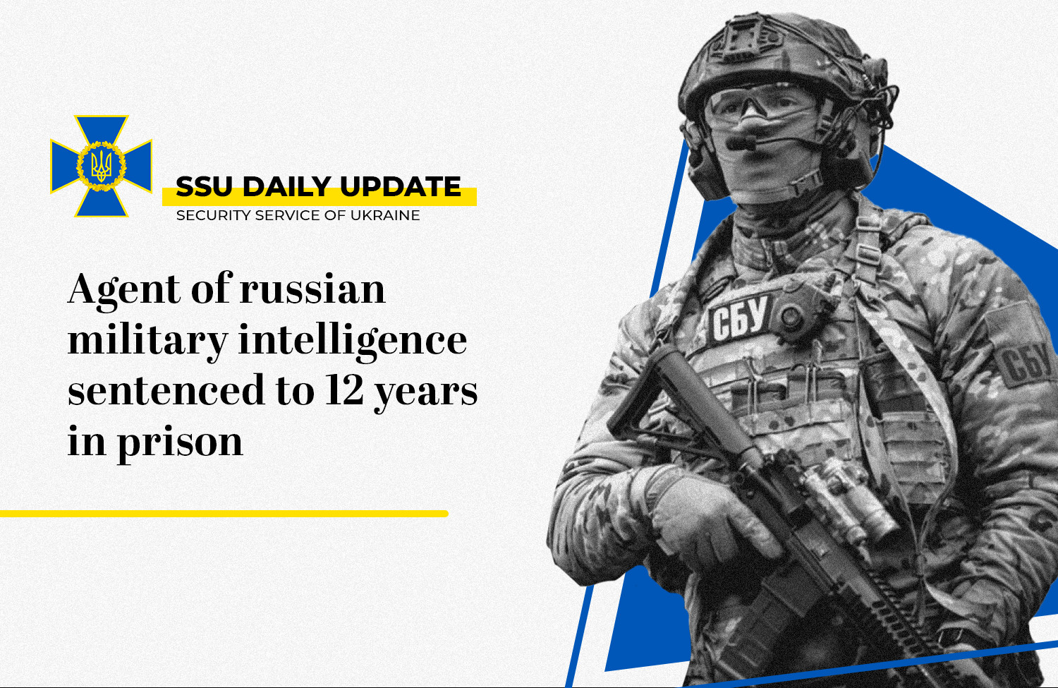 Following SSU’s investigation, agent of russian military intelligence ...