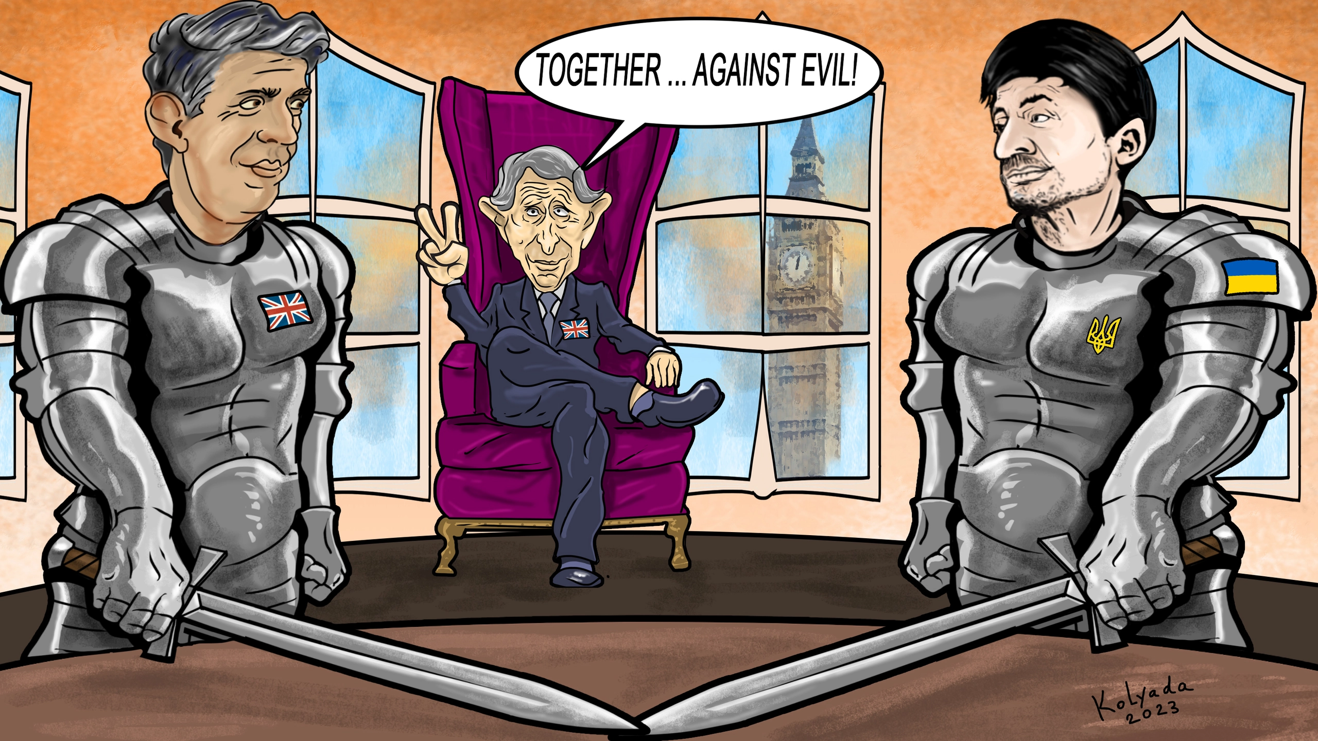 Knights of Democracy's Round Table Meet in London