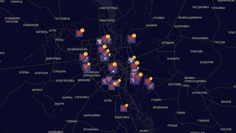 IT Firm Develops Kyiv Internet Blackout Map