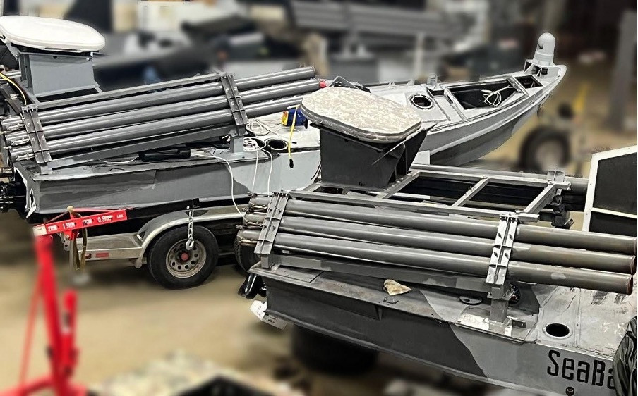 SBU Uses Sea Baby USV Armed with Grad Rocket Launchers to Attack ...