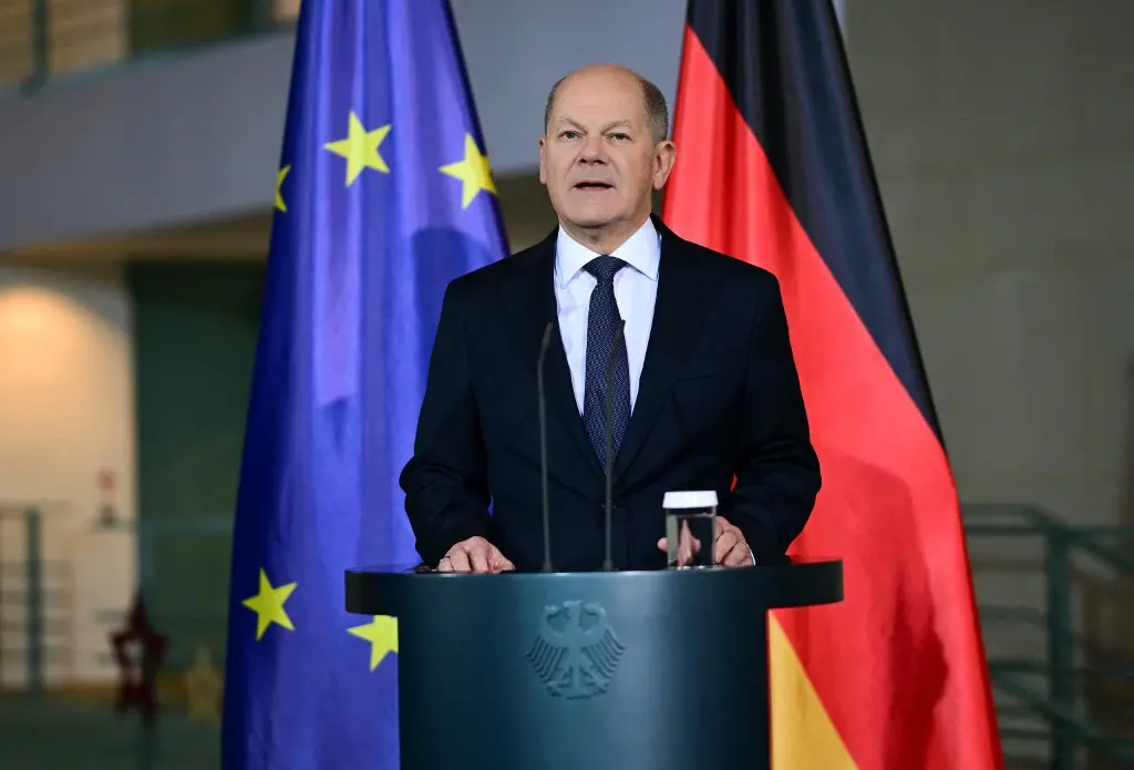 Germany’s Scholz Urges Investment in ’Future EU Member’ Ukraine