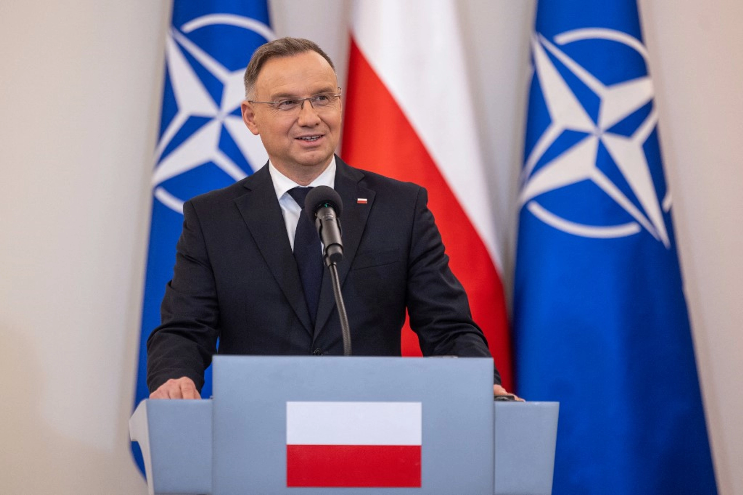 Poland’s President Duda: War in Ukraine ‘Must End in Just Peace’