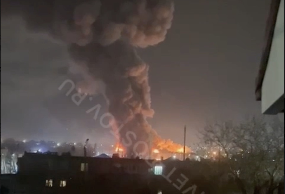 SBU, Ukrainian Navy Strike Russian Drone Warehouse in Russia’s Rostov ...