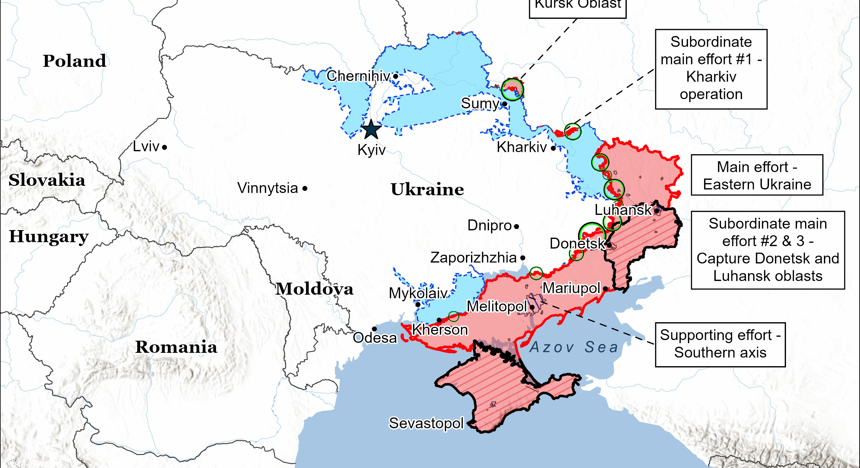 ISW Russian Offensive Campaign Assessment, Map and Update, March 22, 2025