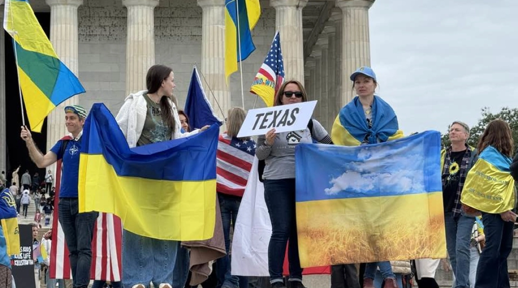 Large-Scale Rally in Support of Ukraine Held in DC