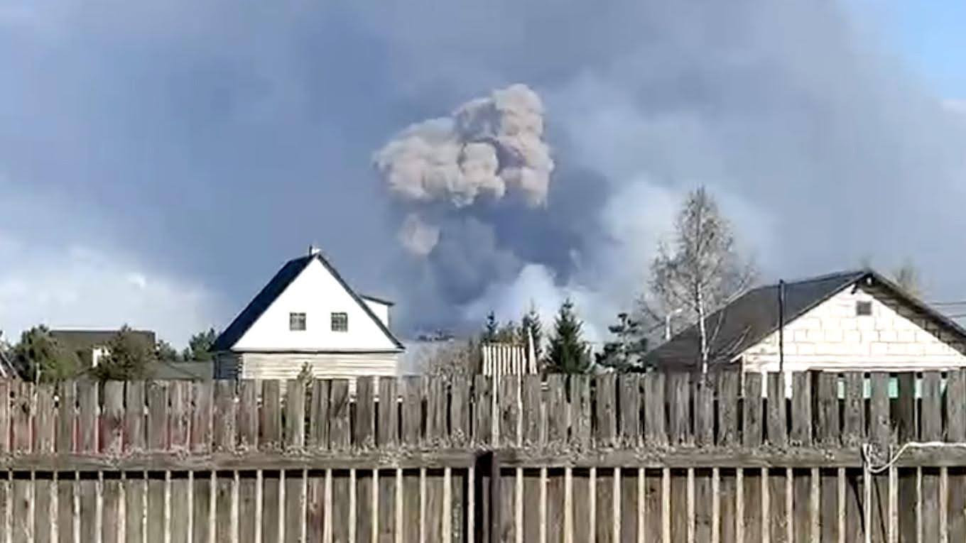 Ukraine Alludes to Attack on Major Russian Ammunition Depot