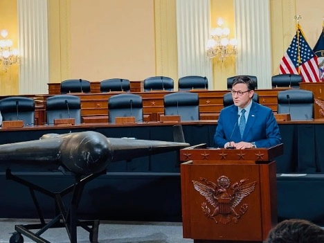 ‘True Face of Iranian Regime’: Shahed Drone Displayed Inside US Congress