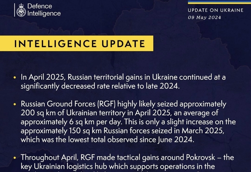 British Defence Intelligence Update Ukraine 21 January 2025