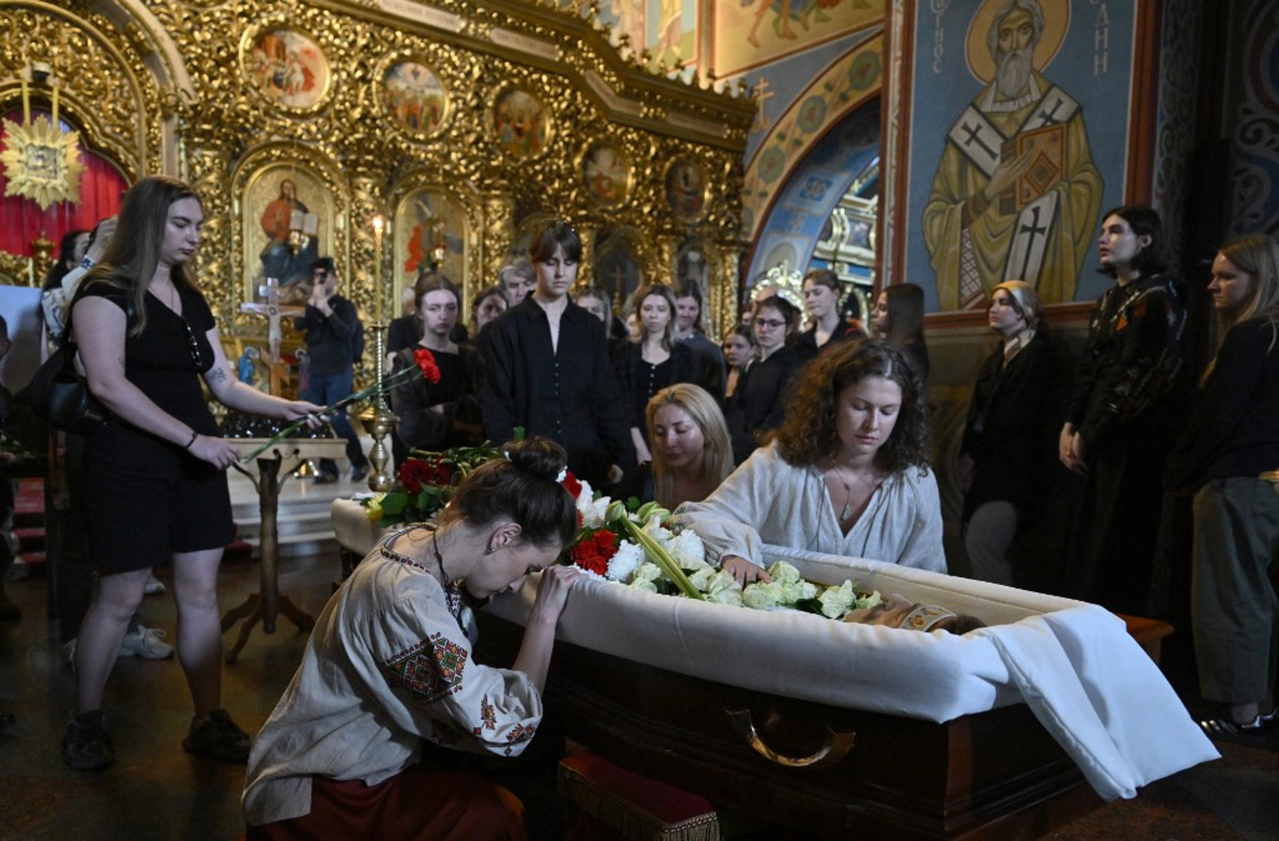 Funeral in Kyiv for TV Actor Killed by Russia on the Front