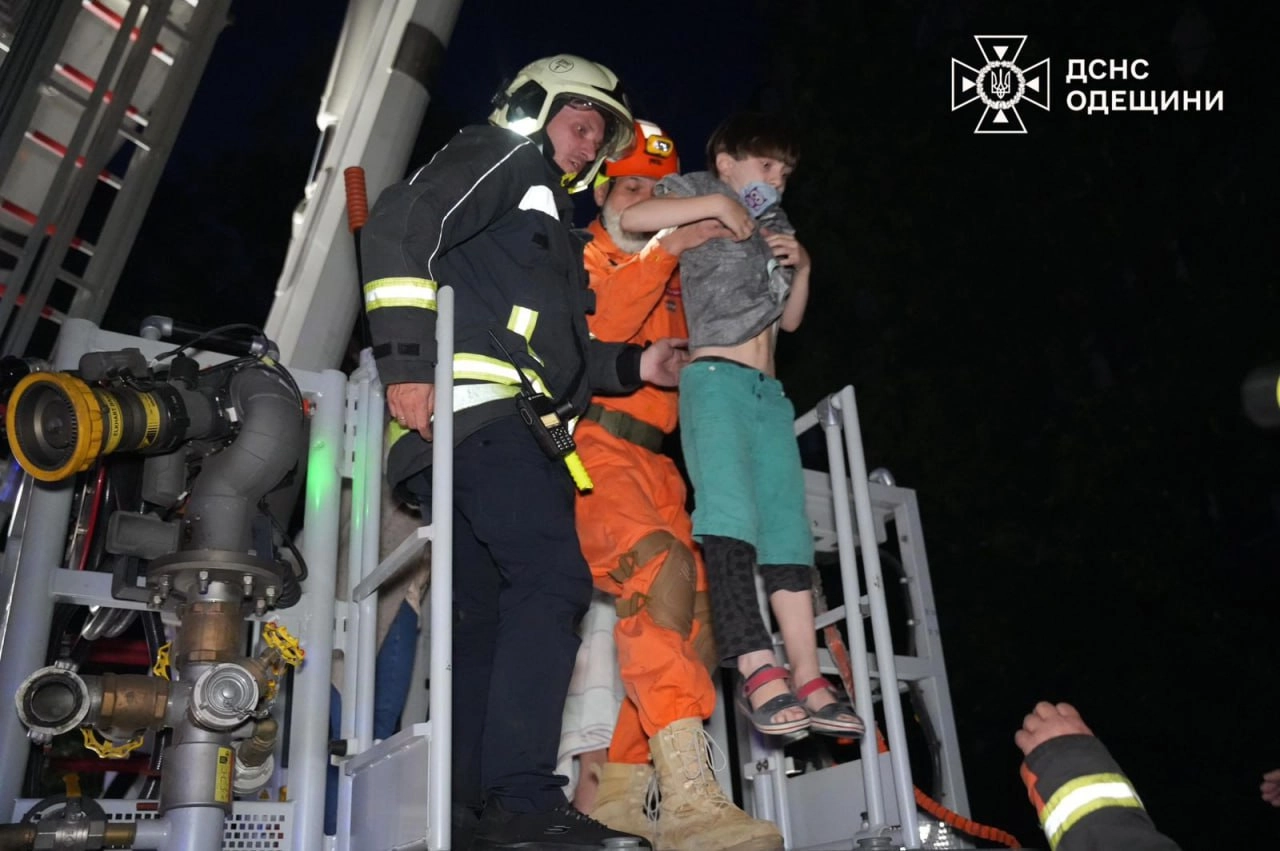 Russian Drone Strike Ignites Odesa High-Rise: Six Injured, Dozens Evacuated