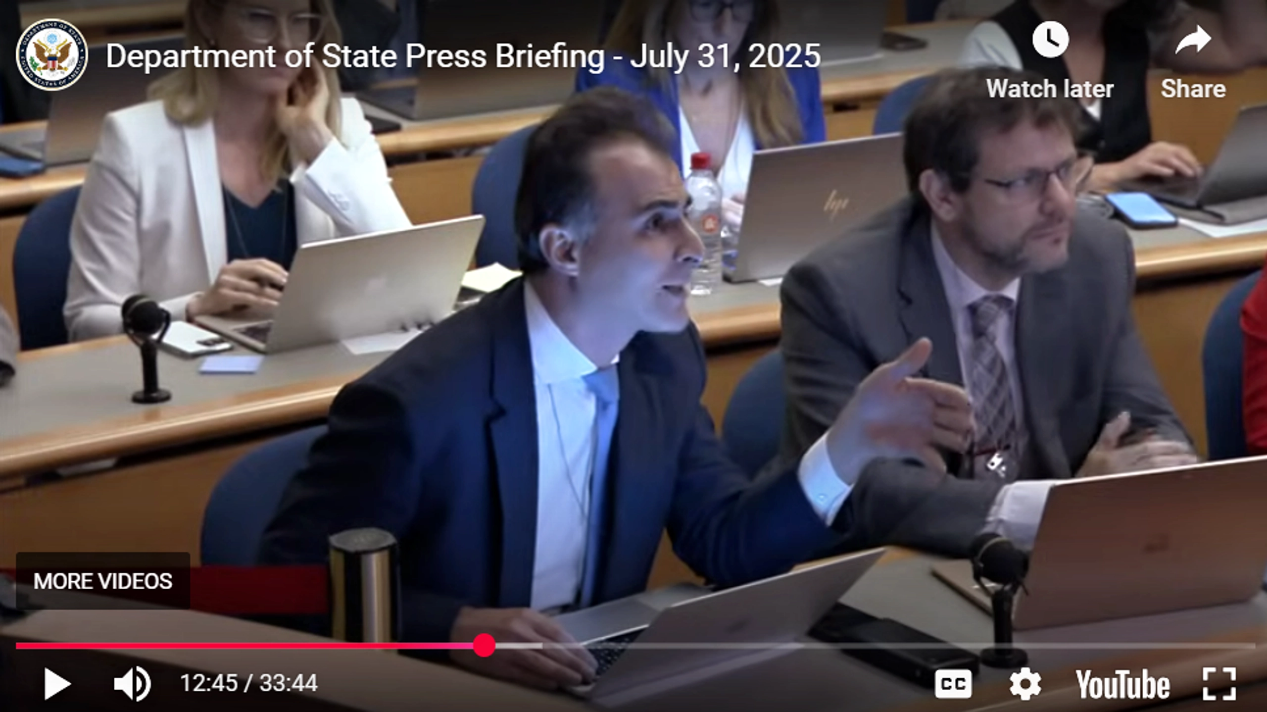 Kyiv Post’s Correspondent in Action in the US State Department