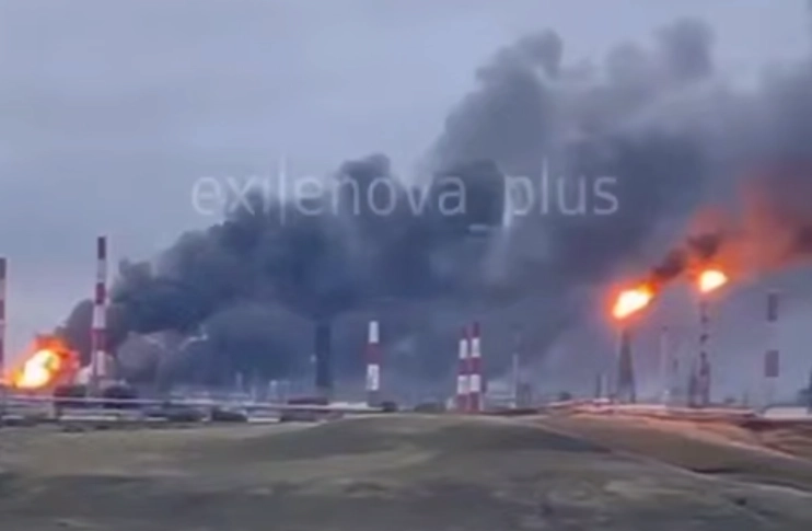 Ukraine Blows Up Russian Port Olya Ship Loaded With Iranian Drone Parts, Hits Oil Refinery