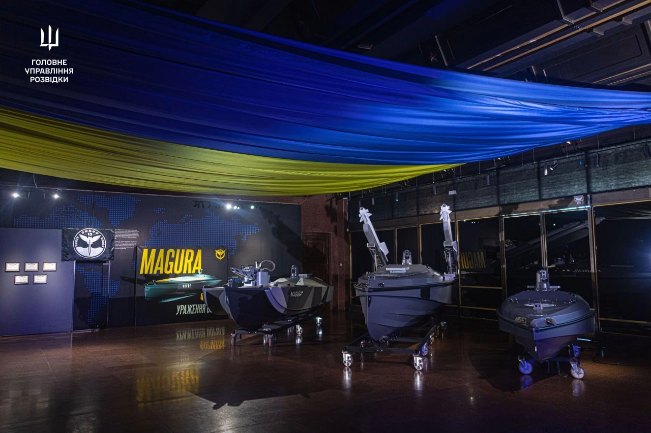 Killer MAGURA Drones That Sank Russian Warships Displayed in Kyiv Museum
