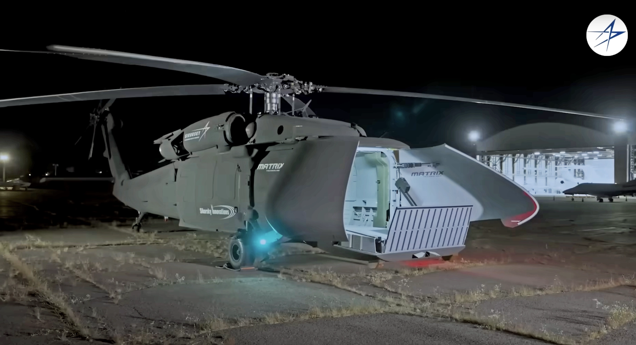 ‘S-70UAS U-Hawk’ – Black Hawk Reimagined as Pilotless Cargo Drone