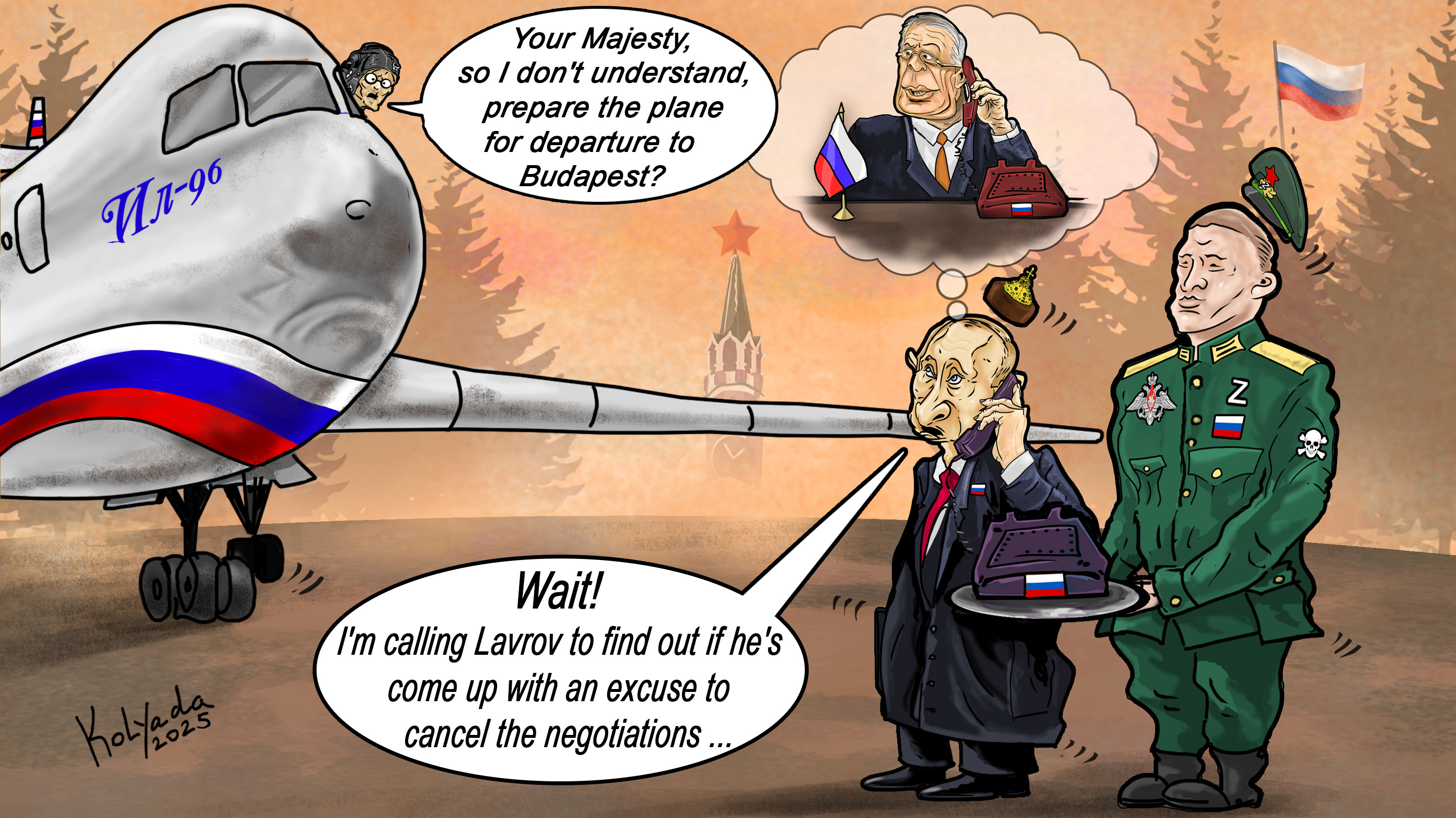 CARTOON: Budapest Meeting - On and Off?