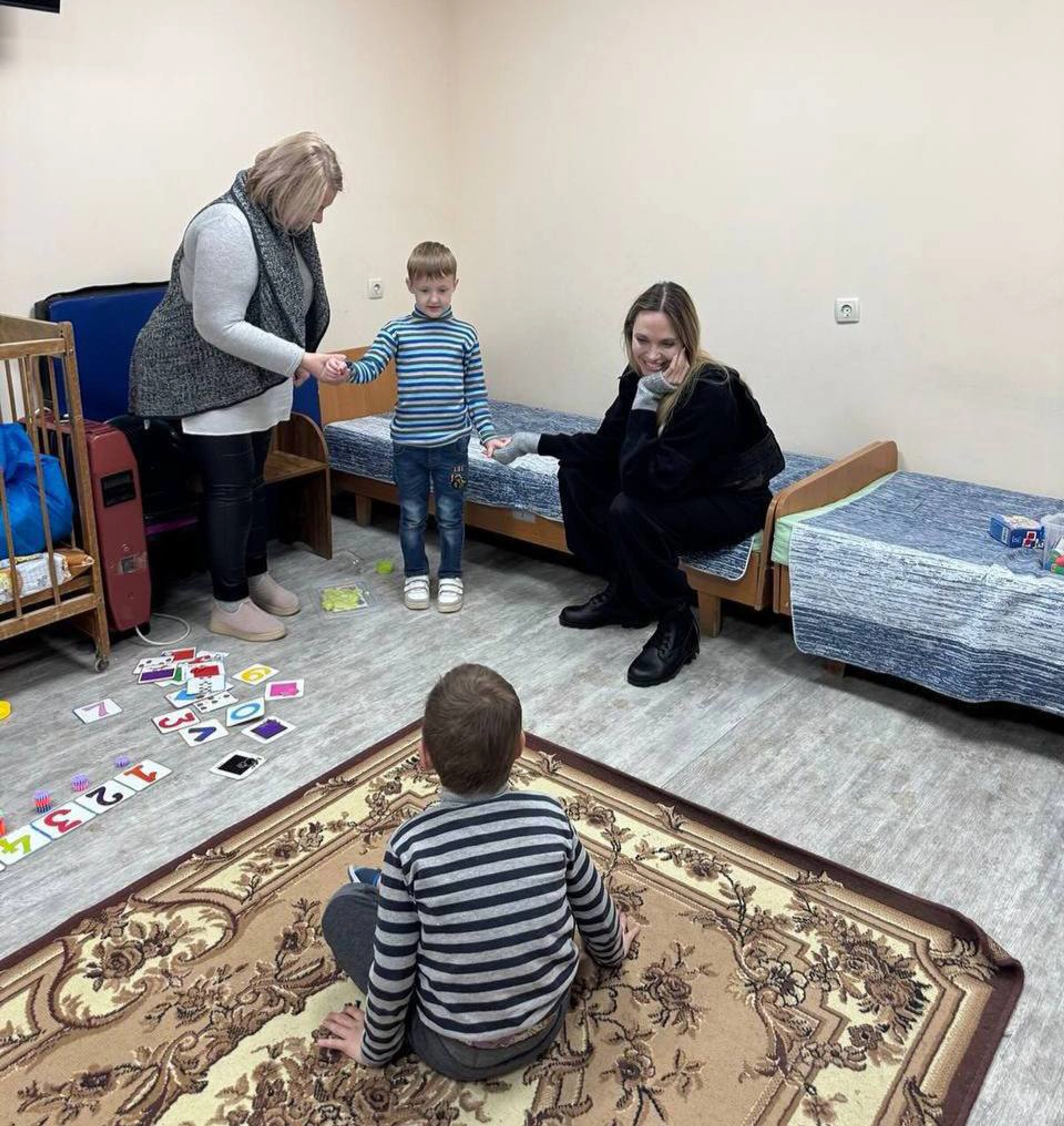 Angelina Jolie Makes Surprise Visit to Kherson