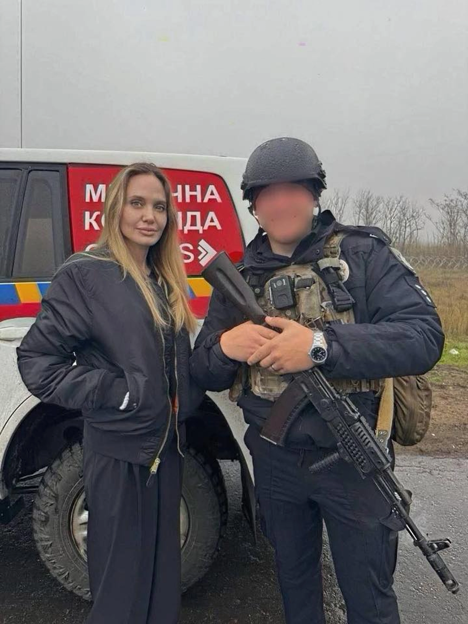 Angelina Jolie Makes Surprise Visit to Kherson