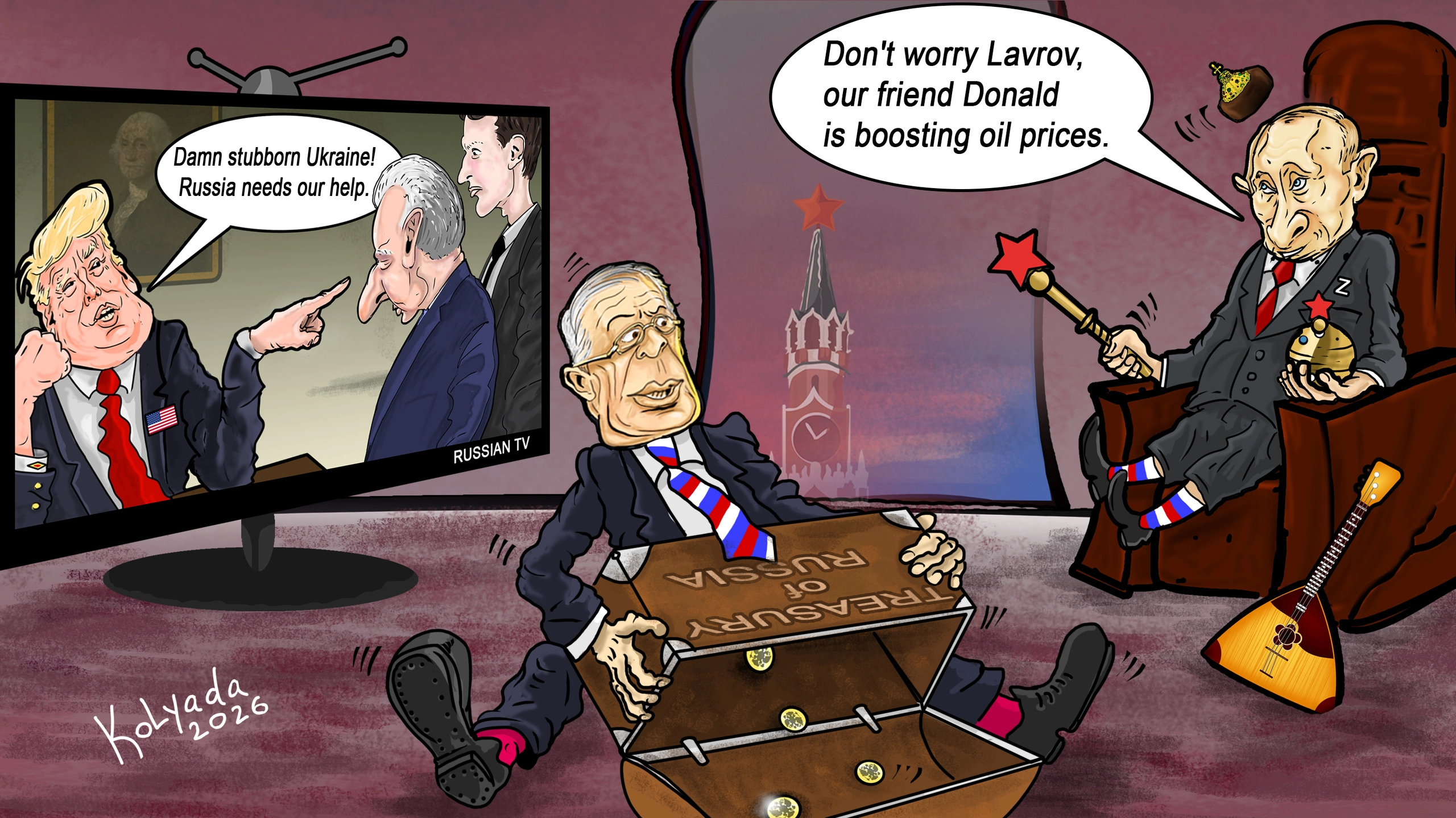 Helping Russia by Attacking its Ally, Iran