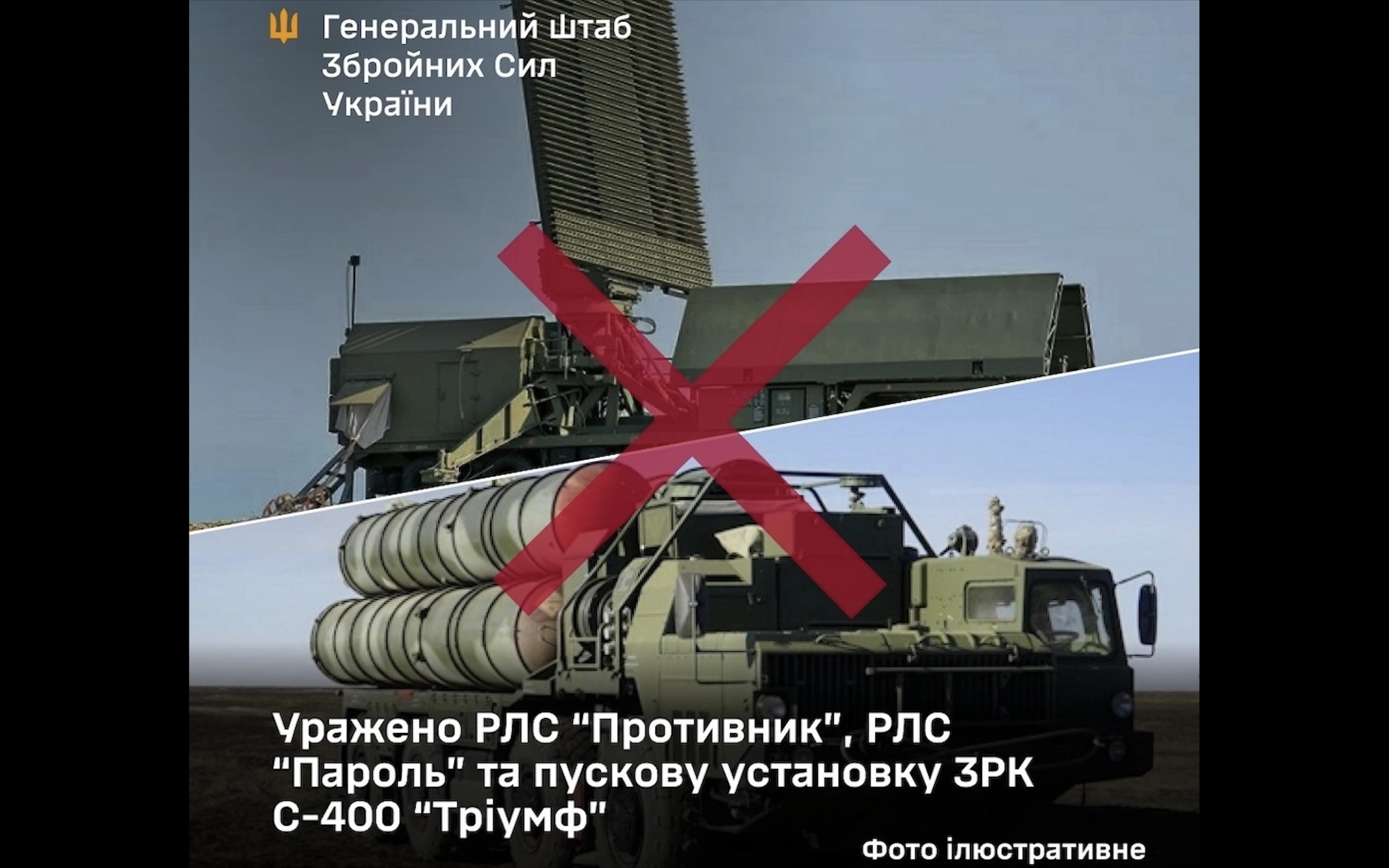 Ukrainian Forces Hit Russian S-400 Launcher, Radar Systems In Occupied ...