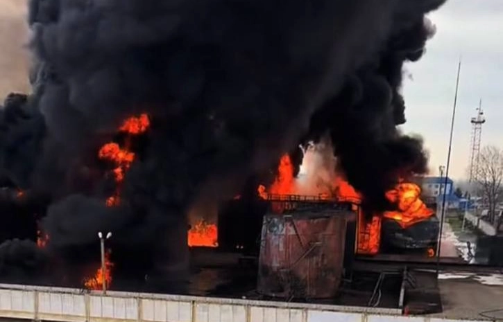Ukraine Drones Wipe Out Most Tanks at Key Russian Military Fuel Depot ...